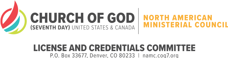 Ministerial Credentials – NAMC